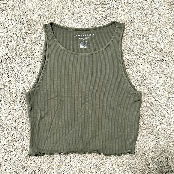 American Eagle Outfitters | Tops | Nwot Soft Sexy Ribbed Crop Top | Poshmark